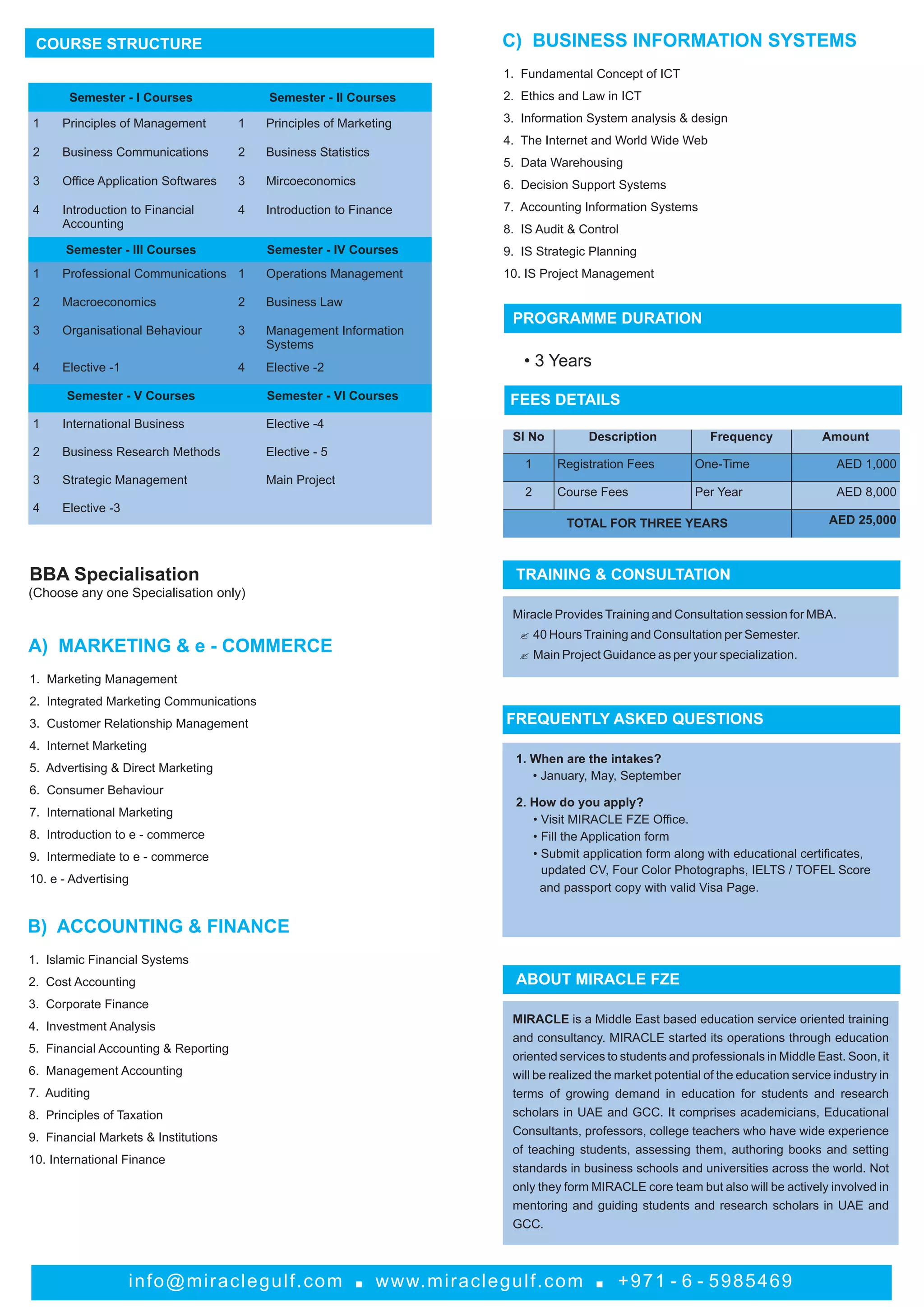BBA Brochure AeU | PDF