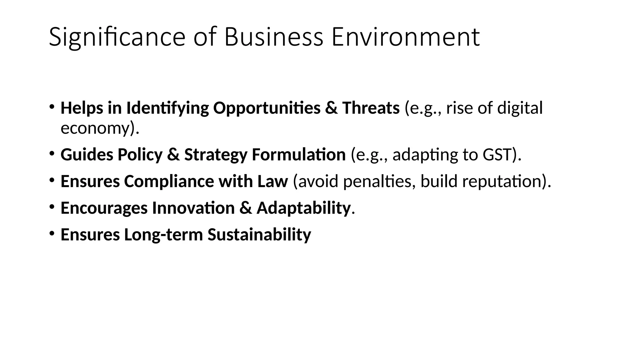 BBA Business Environment Pune universitY | PPTX