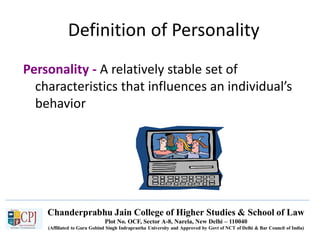 Managerial Personality Development | PPT