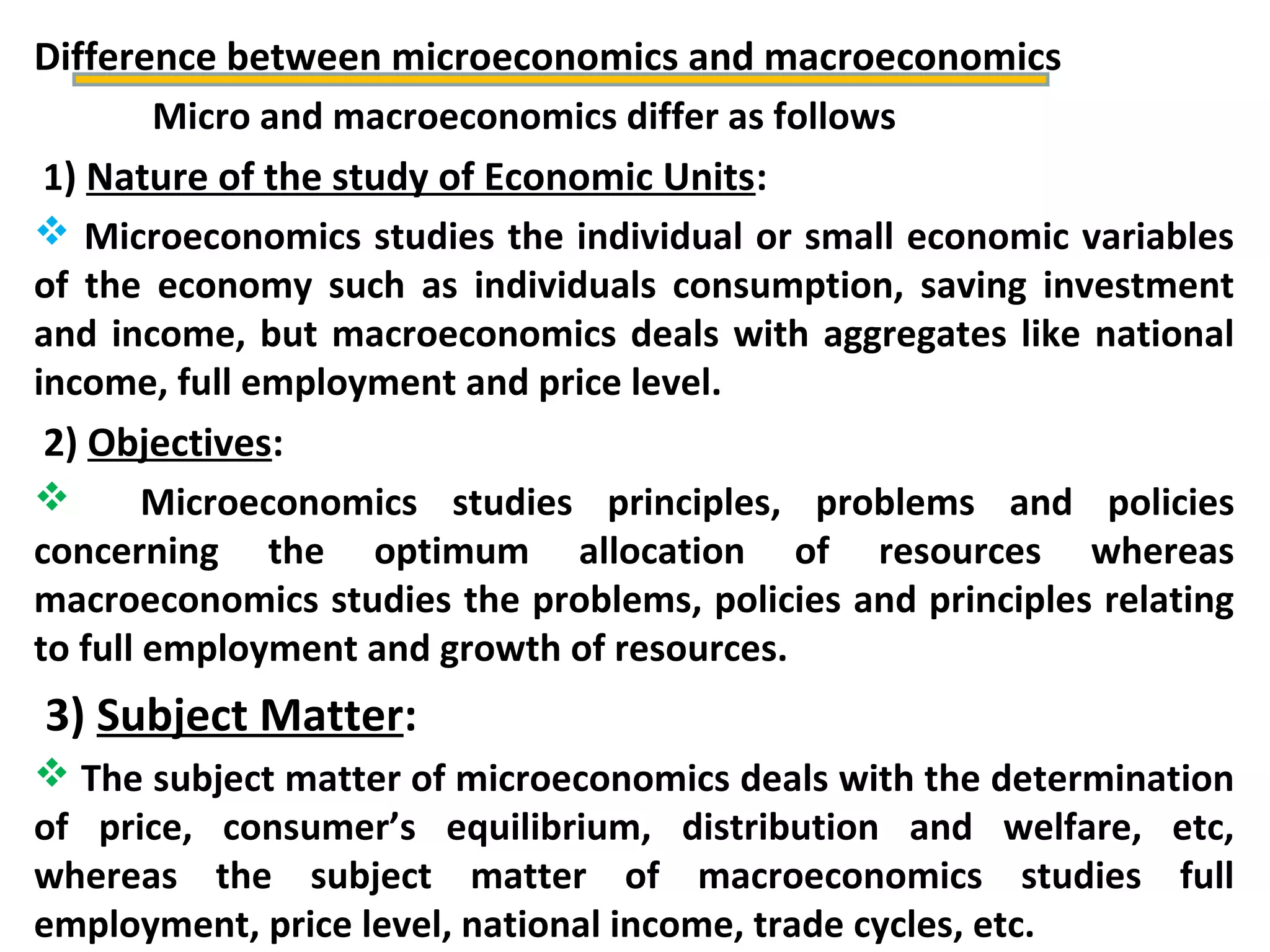 Microeconomics: Introduction and basic concepts | PPT