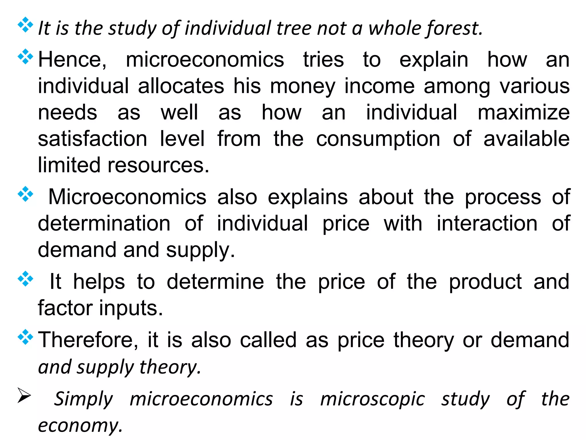 Microeconomics: Introduction and basic concepts | PPT