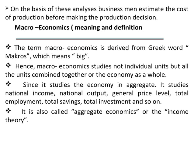 Microeconomics: Introduction and basic concepts | PPT