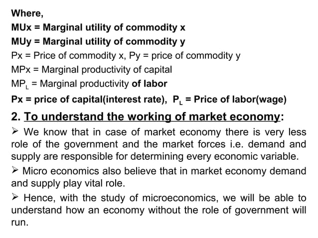 Microeconomics: Introduction and basic concepts | PPT