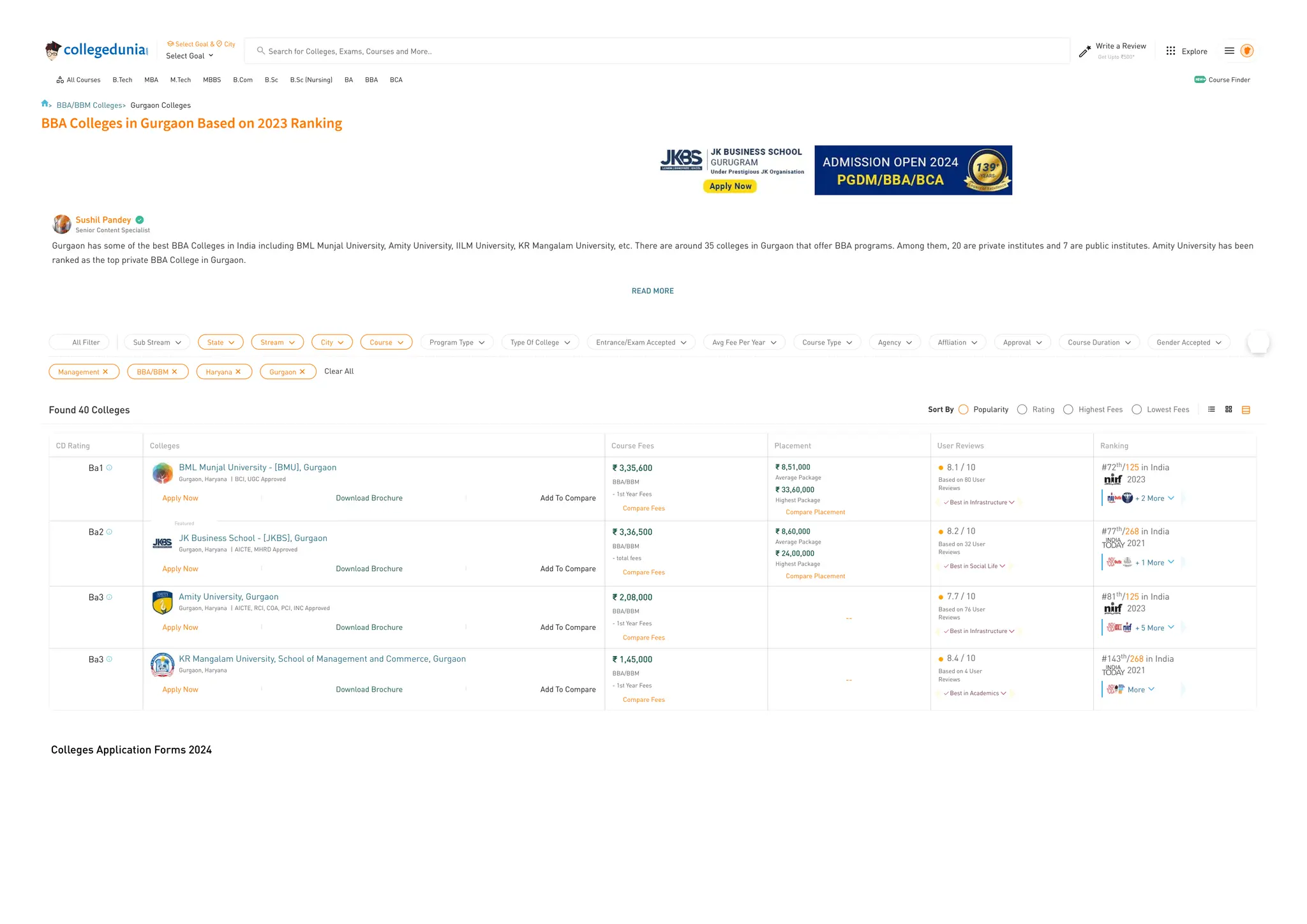 BBA Colleges in Gurgaon 2023_ Ranking, Fees, Placements.pdf