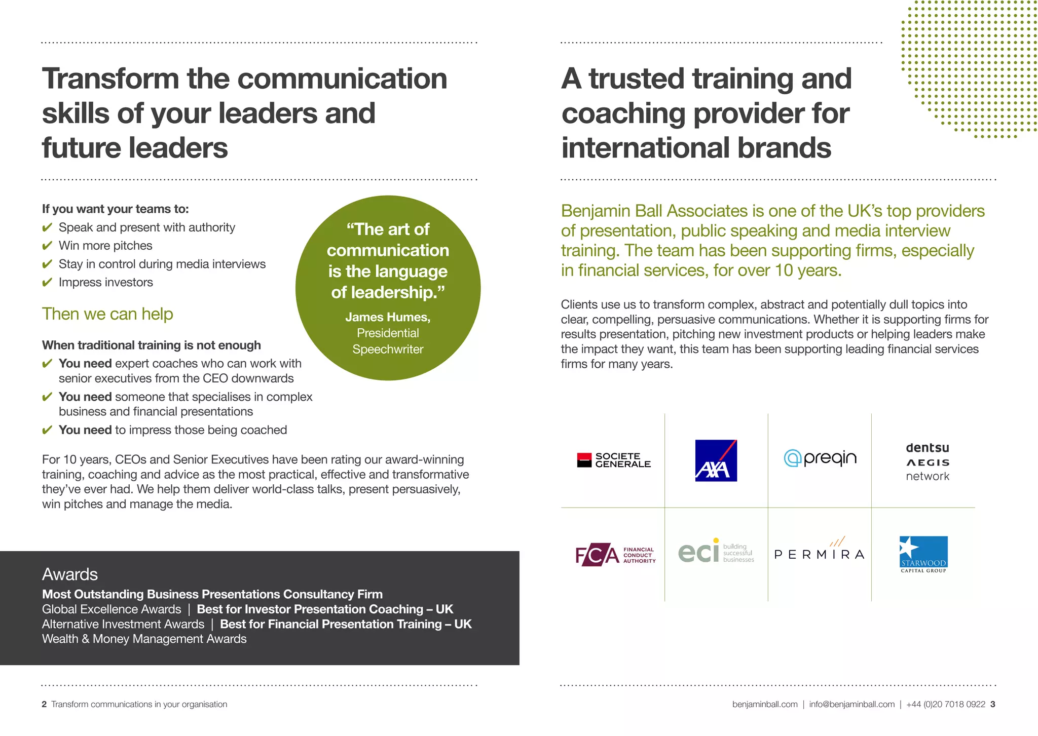 Presentation Training Course Catalogue | PDF