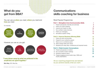 Presentation Training Course Catalogue | PDF