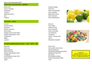 Food additives | PPT