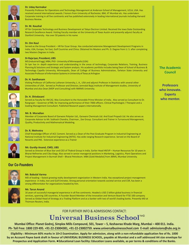Bba e brochure | PDF