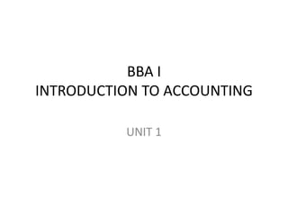 Bba i ita u 1.2 meaning of gaap | PPT