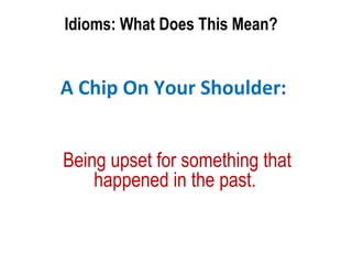 BBA II Unit II idioms | PPT