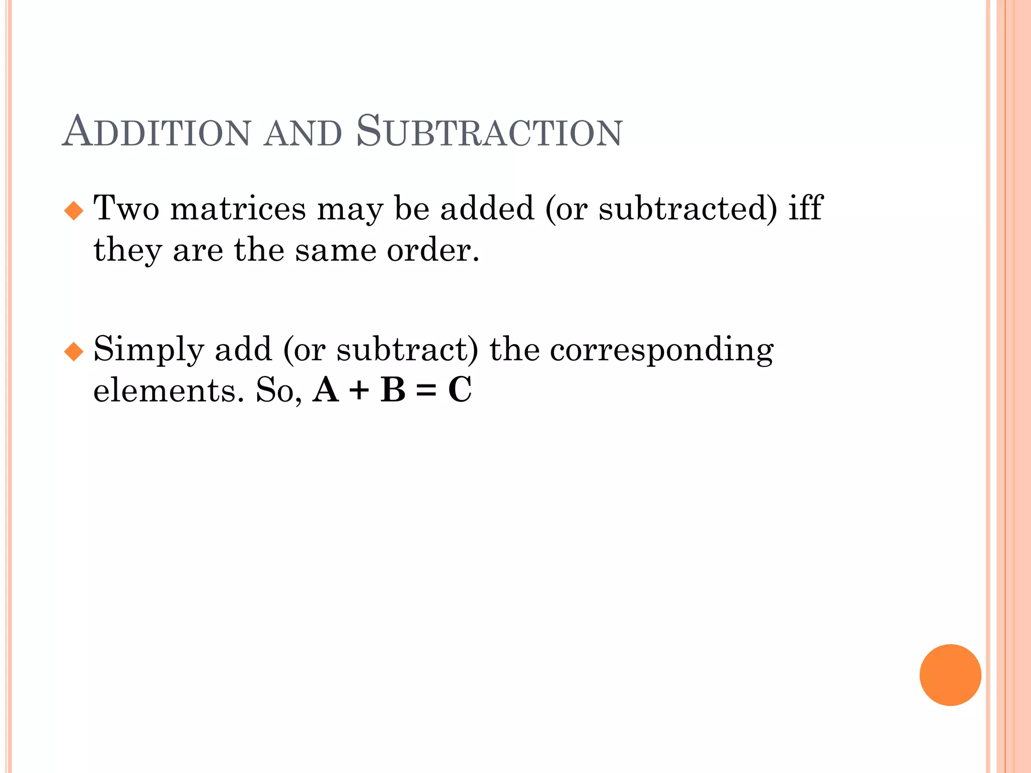 Matrices & Determinants | PDF