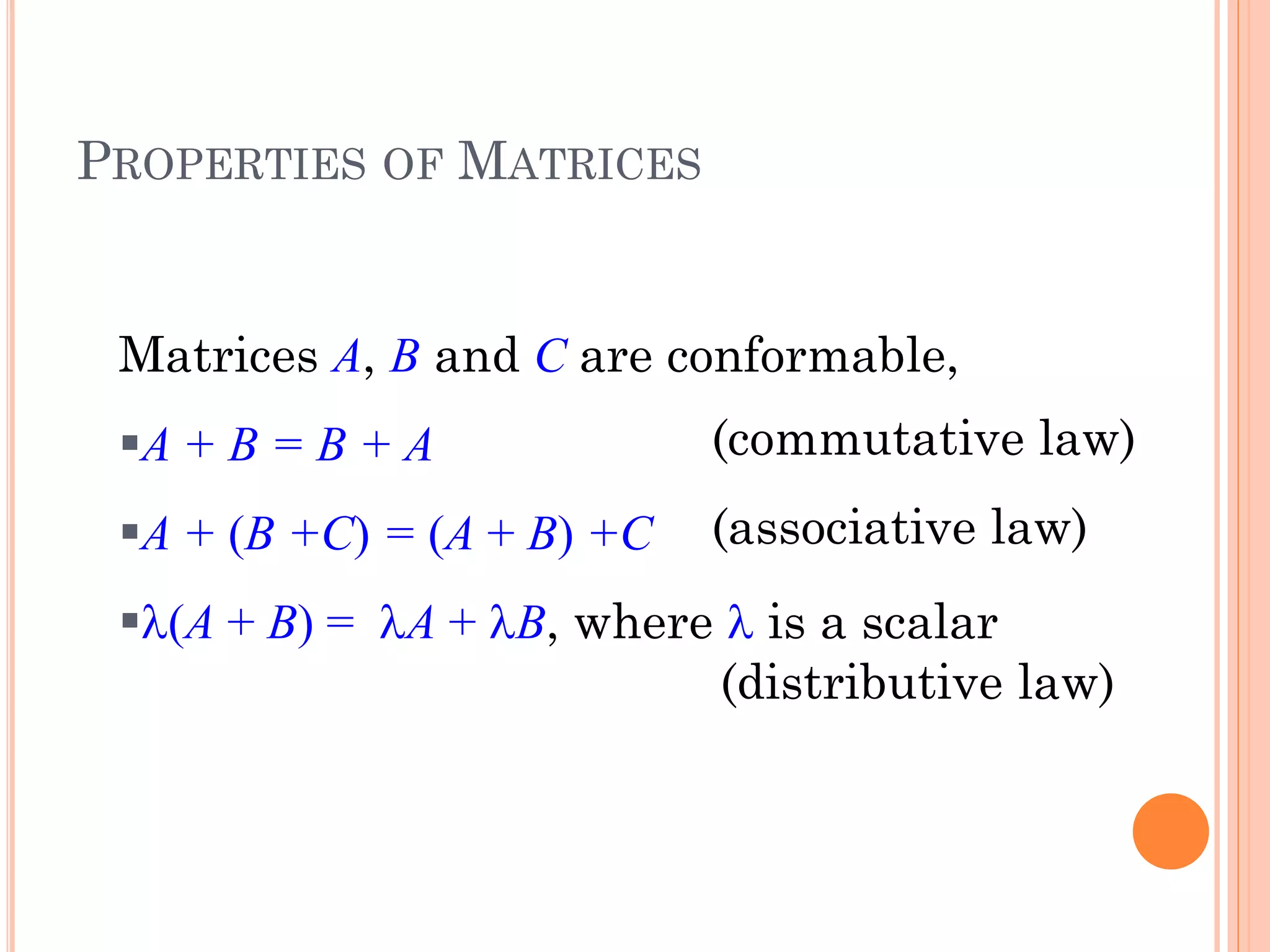 Matrices & Determinants | PDF