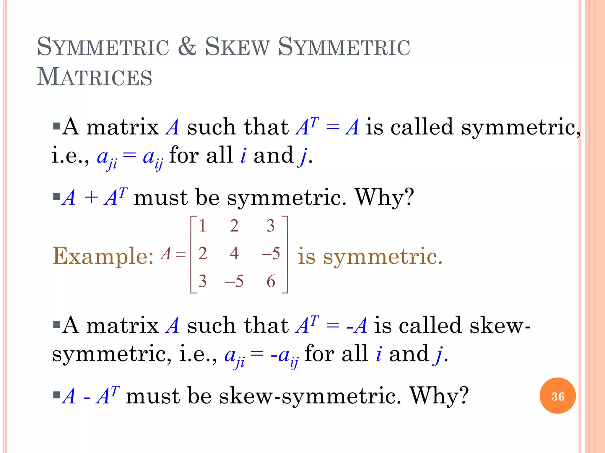 Matrices & Determinants | PDF