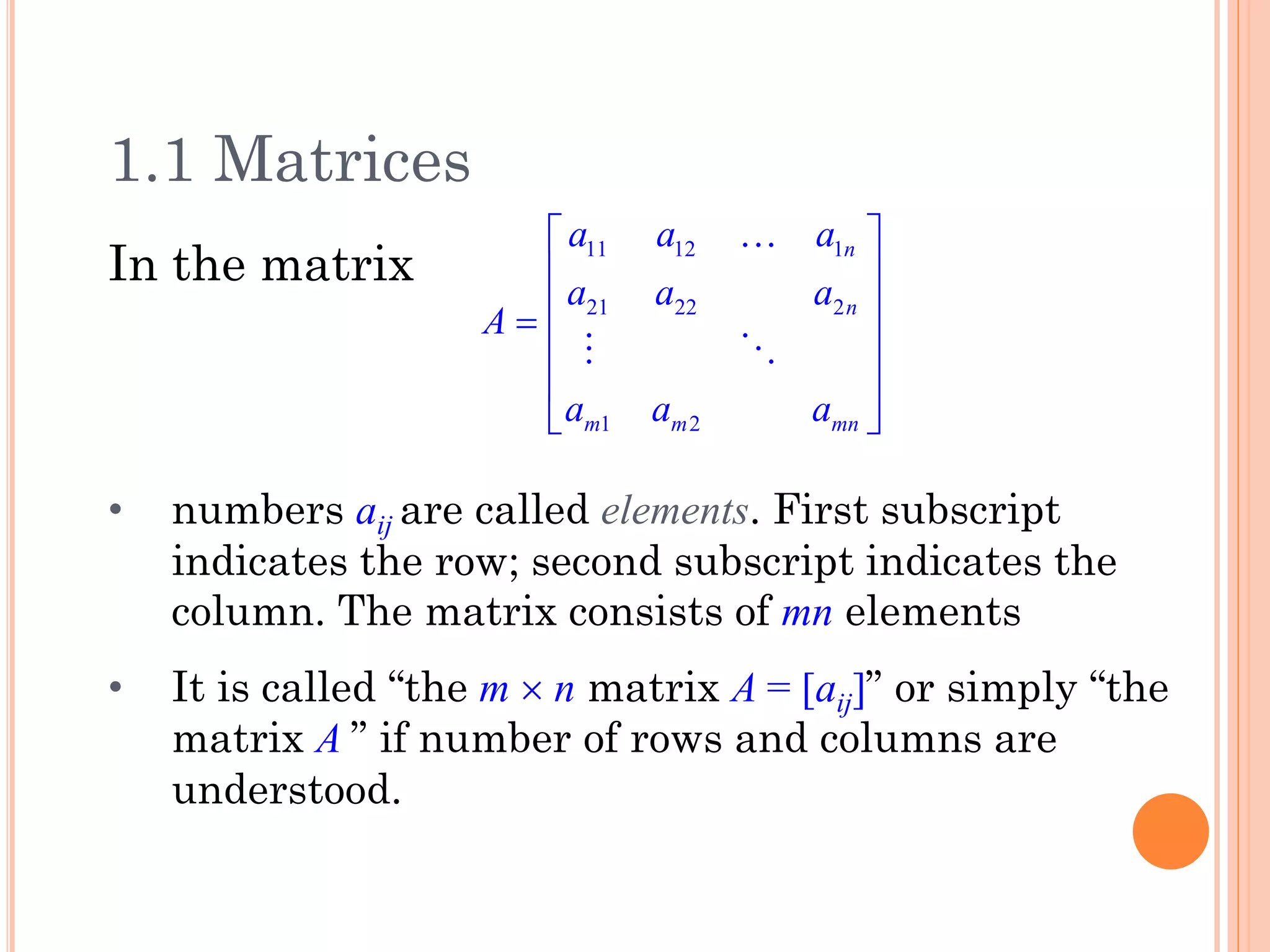 Matrices & Determinants | PDF