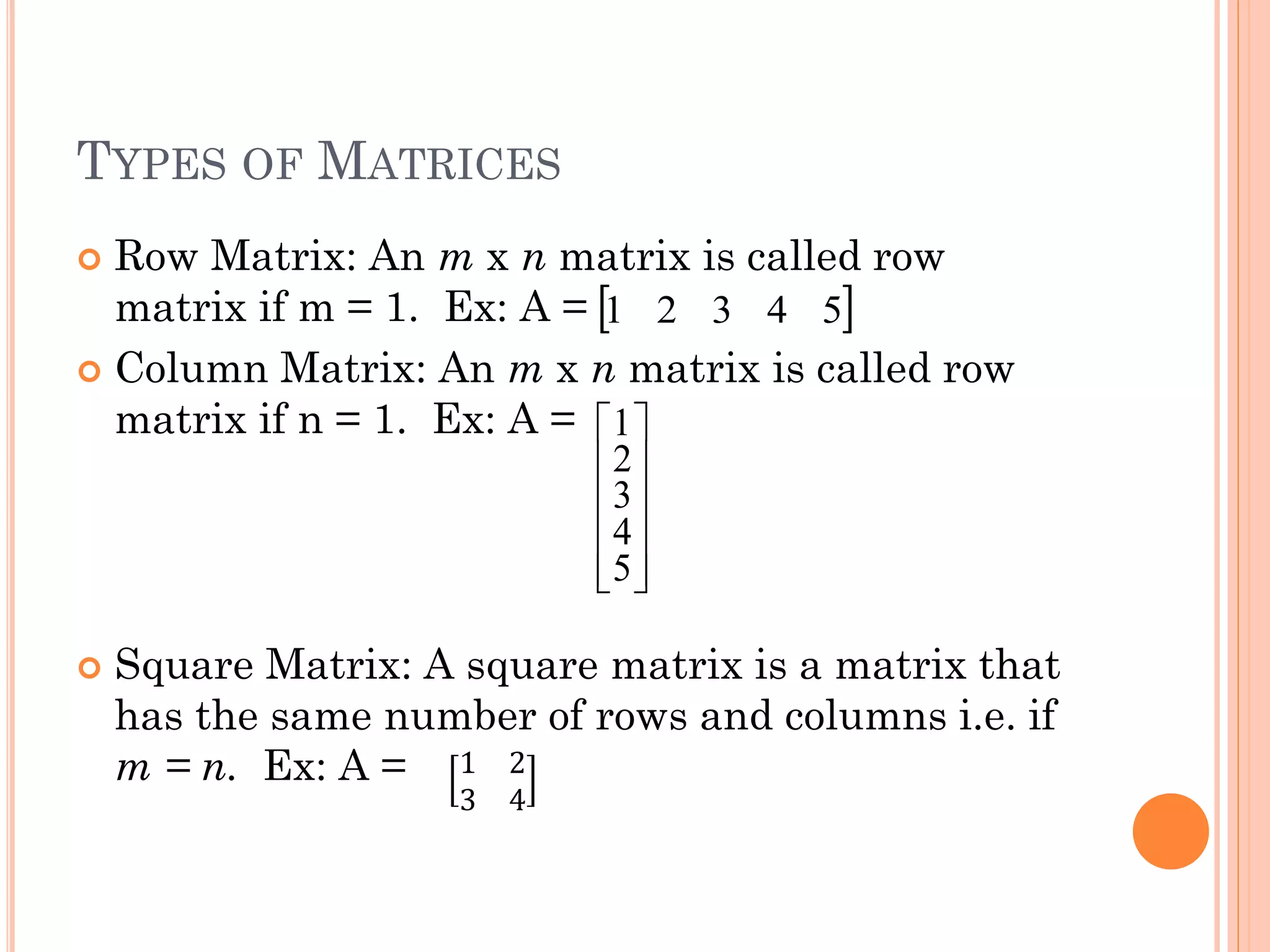 Matrices & Determinants | PDF