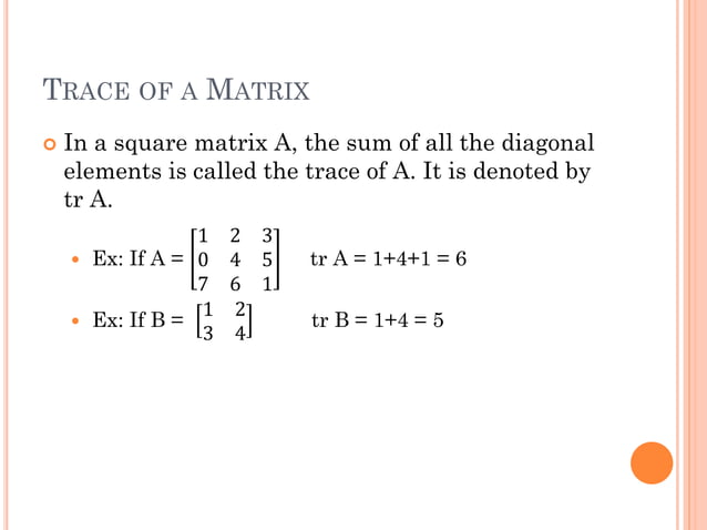 Matrices & Determinants | PDF