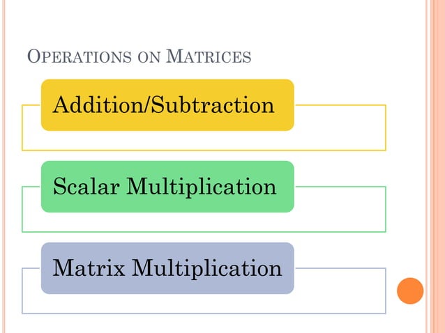 Matrices & Determinants | PDF