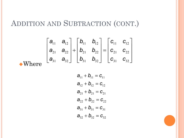 Matrices & Determinants | PDF