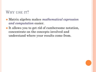 Matrices & Determinants | PDF