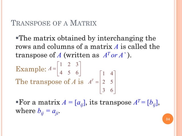 Matrices & Determinants | PDF