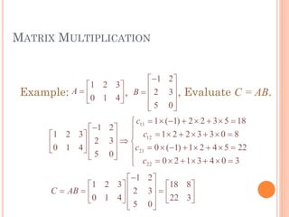 Matrices & Determinants | PPT