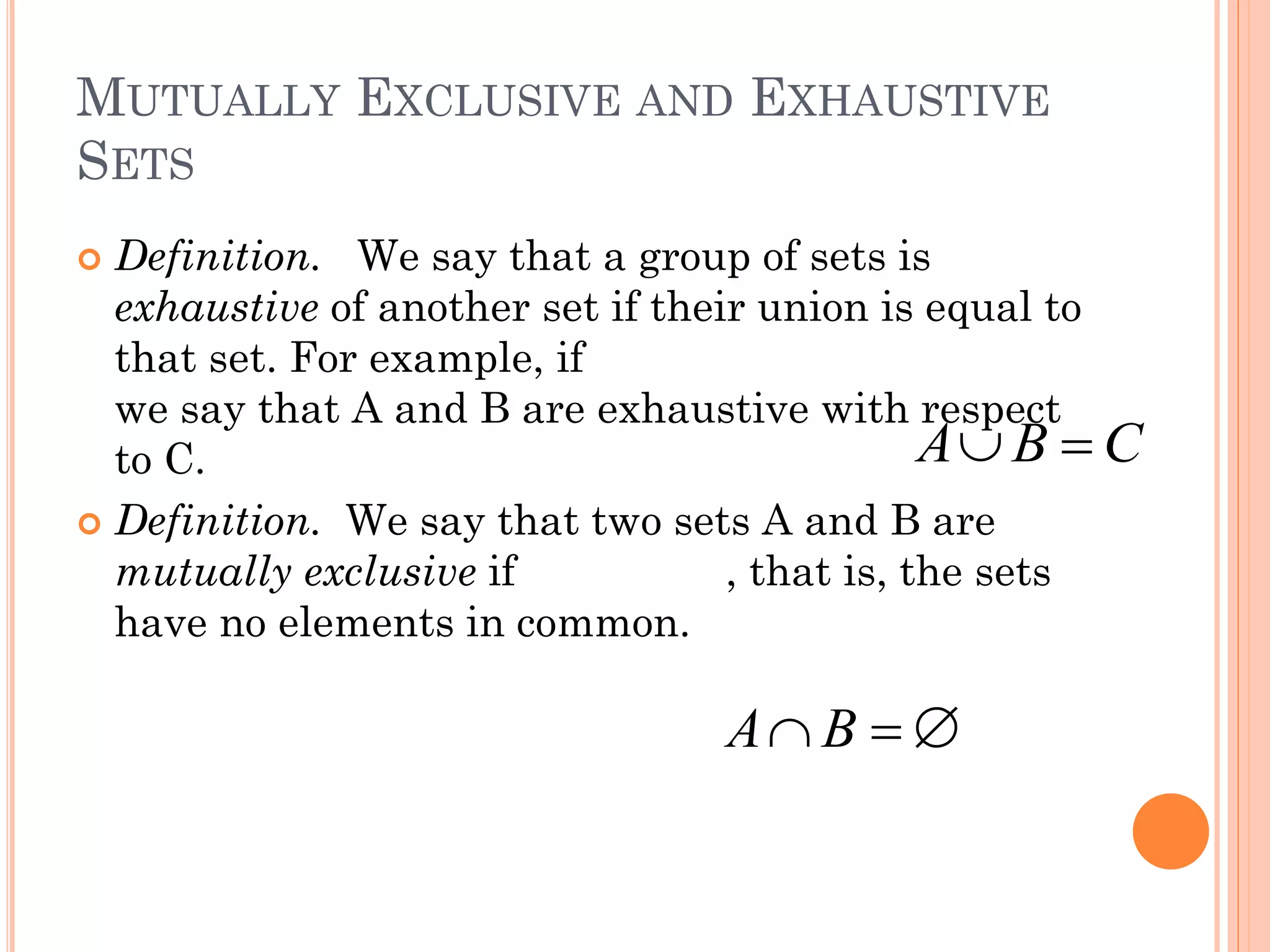 Set Theory | PDF