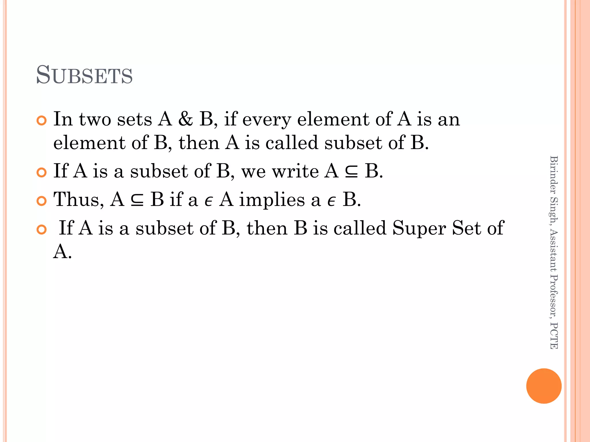 Set Theory | PDF