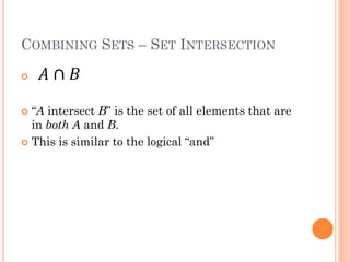 Set Theory | PPT