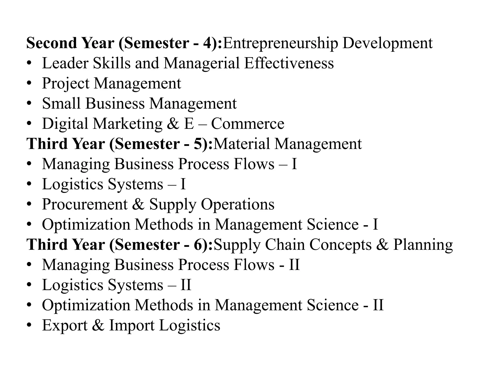 BBA in Logistic and Supply Chain Management.pptx | Logistics | Business