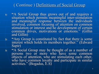 Bba L03 Dt Social Groups | PPT