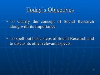 Bba L04 Dt Social Research | PPT