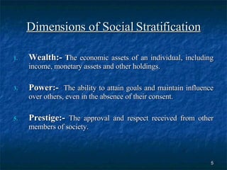 Bba L05 Dt Socio Economic Stratification | PPT
