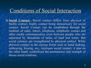 Bba L10 Dt Social Interaction And Social Processes | PPT