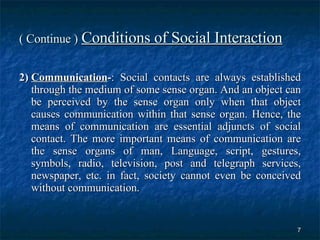 Bba L10 Dt Social Interaction And Social Processes | PPT