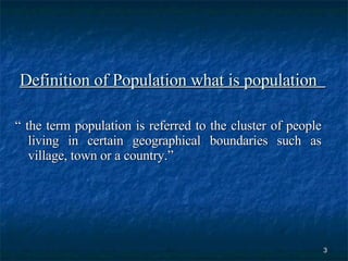 Bba L12 Dt Poupulation And Demography | PPT