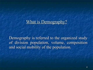 Bba L12 Dt Poupulation And Demography | PPT