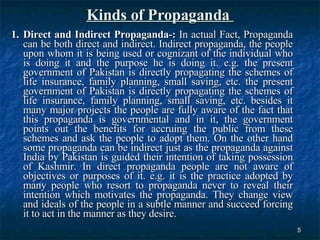 Bba L15 Dt Propaganda | PPT | Political Issues & policy | Politics