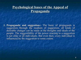 Bba L15 Dt Propaganda | PPT | Political Issues & policy | Politics