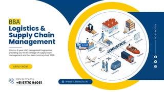 BBA in Logistics and Supply Chain Management India | PDF