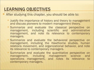 Management history | PPT