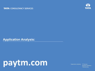 App Analysis of Paytm | PPT
