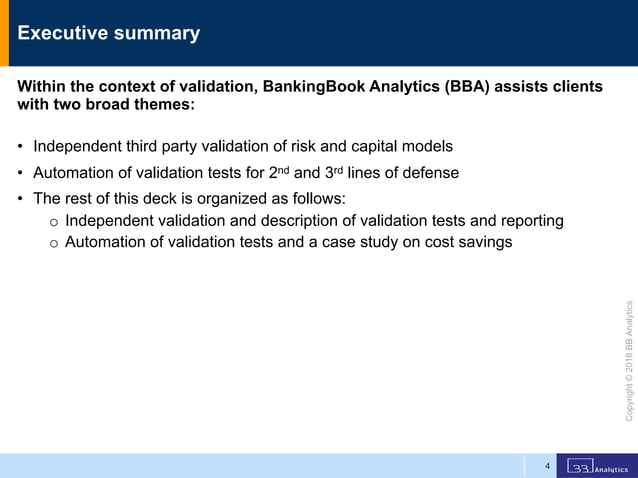 Independent models validation and automation | PPT