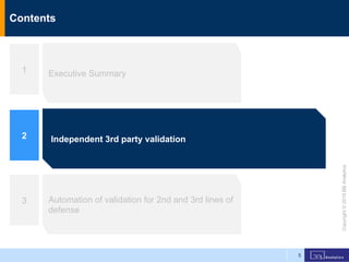 Independent models validation and automation | PDF