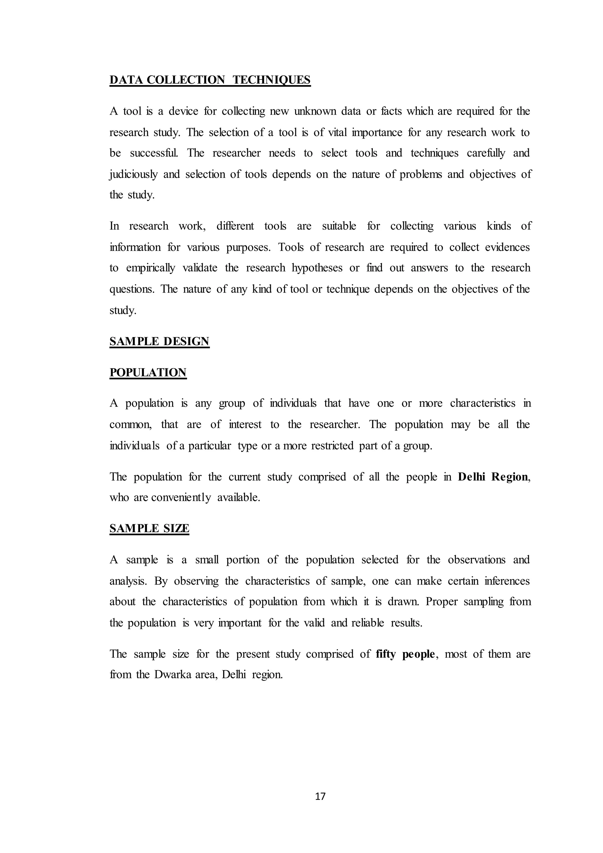 BBA final year project | DOCX