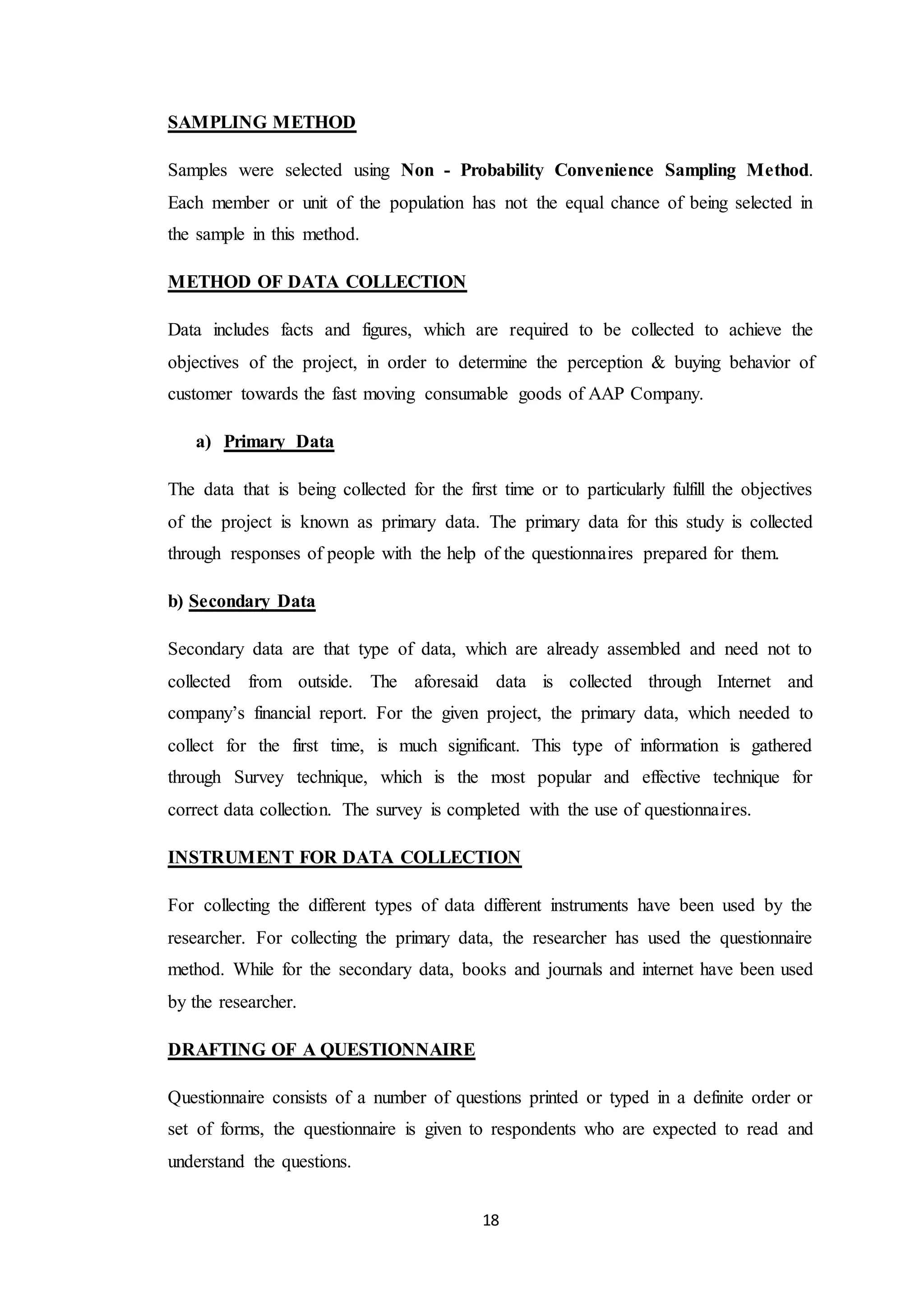 BBA final year project | DOCX