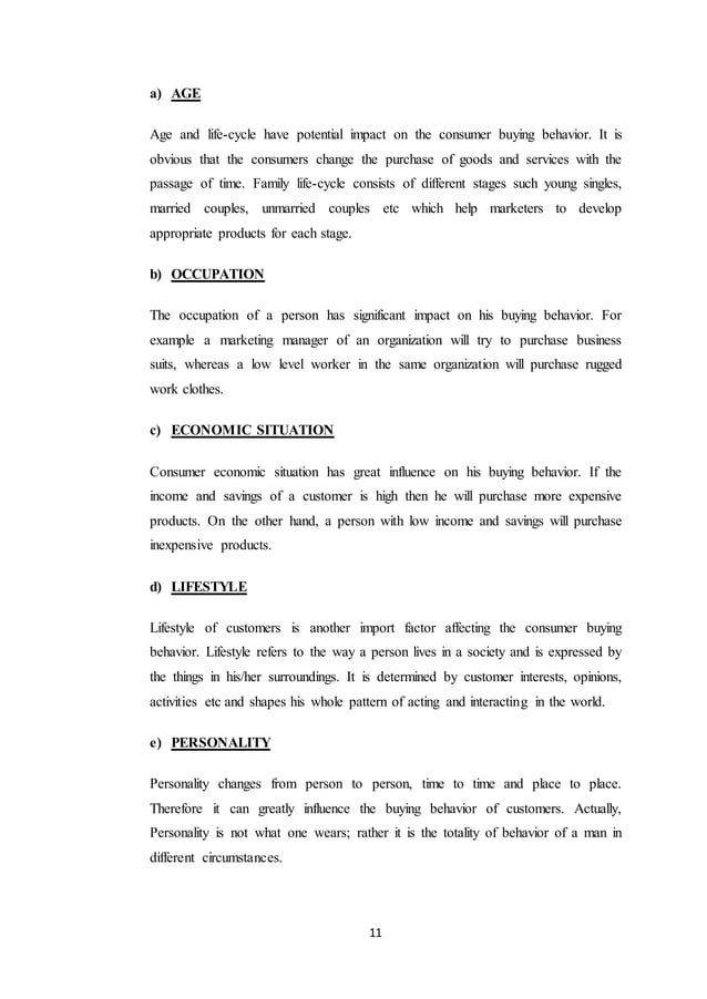 BBA final year project | DOCX