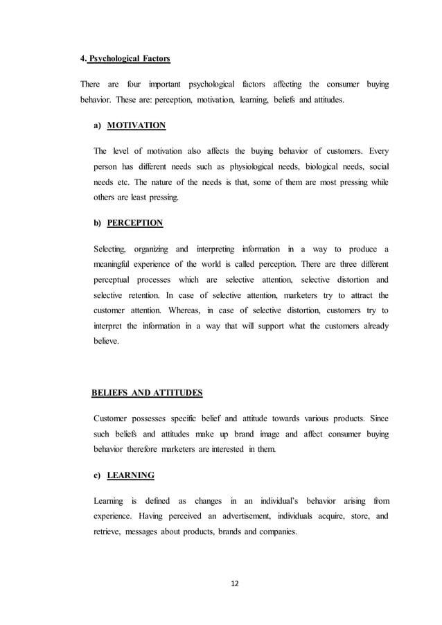 BBA final year project | DOCX