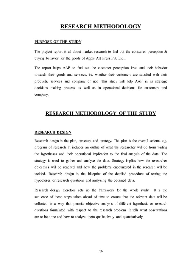 BBA final year project | DOCX