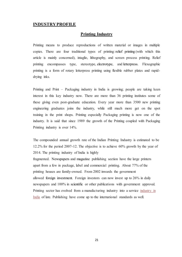 BBA final year project | DOCX