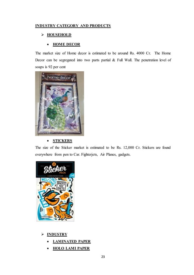 BBA final year project | DOCX